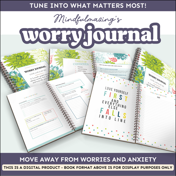 Mindfulmazing's Worry Journal (PDF Copy)