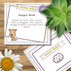 Brain Break Cards for Kids PDF