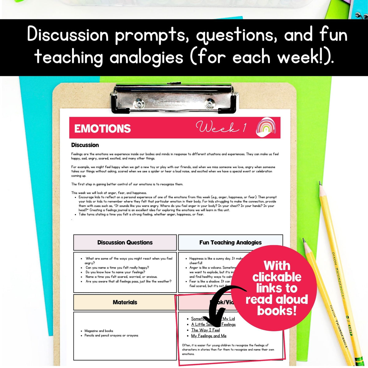 Emotions and Feelings Social Emotional Learning Unit (ages 3 - 8)