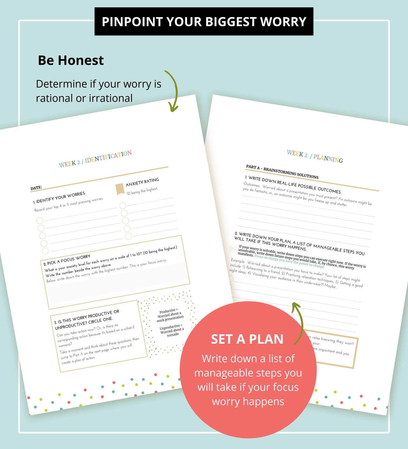 Mindfulmazing's Worry Journal (PDF Copy)