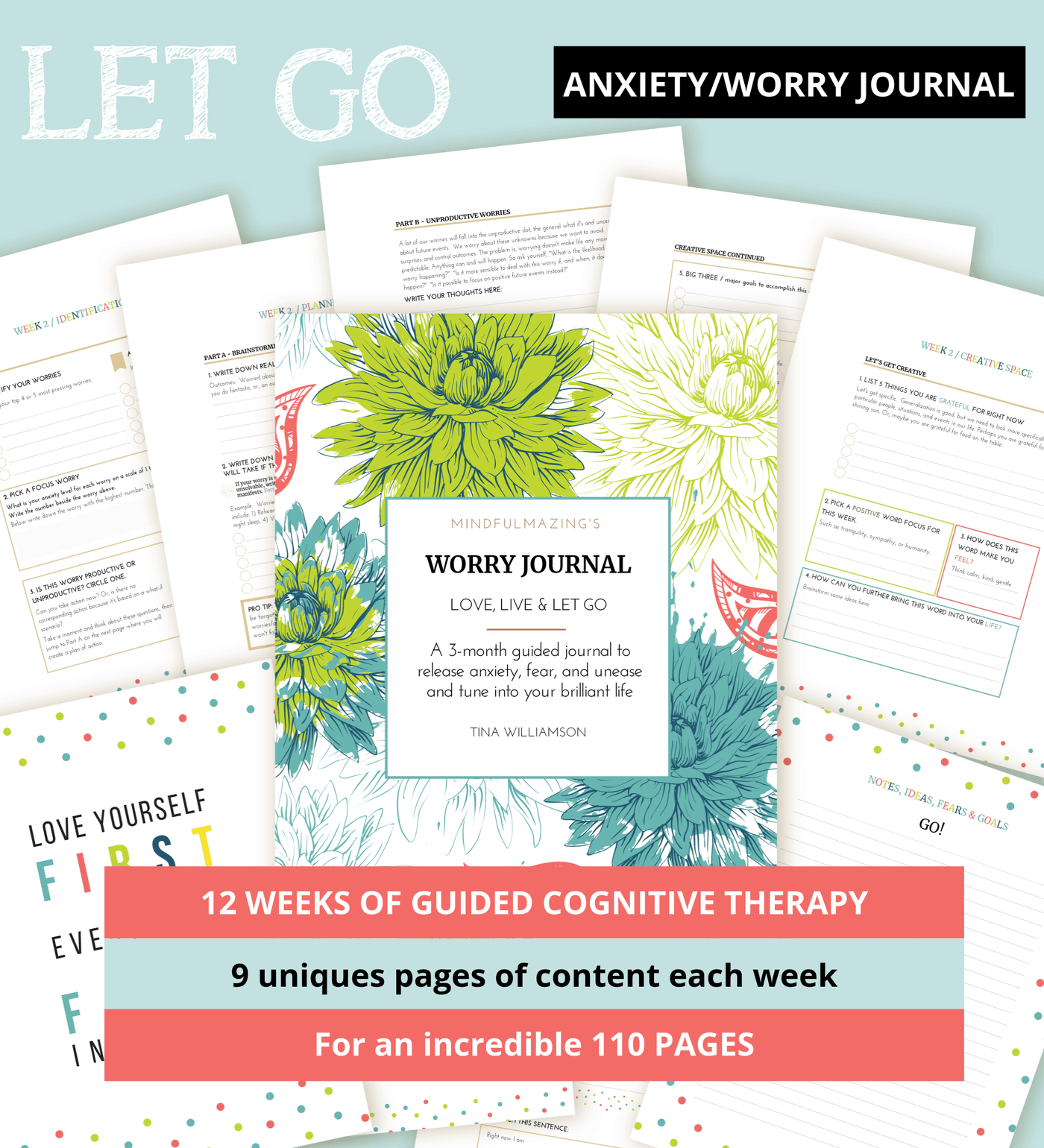 Mindfulmazing's Worry Journal (PDF Copy)