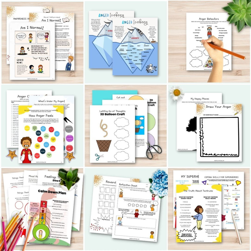 Anger Kit for Kids PDF (ages 4-11)