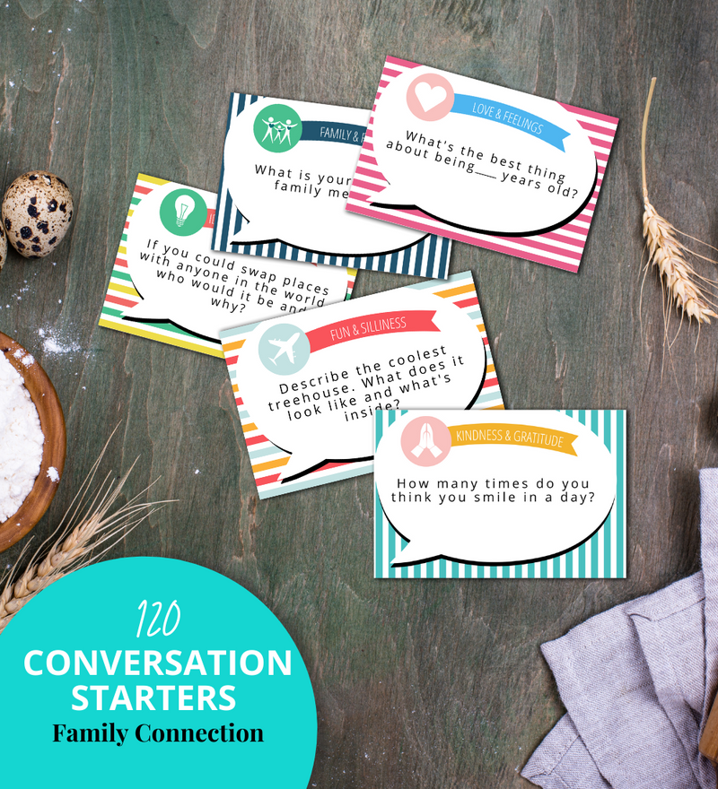 Family Conversation Starters PDF (all ages)