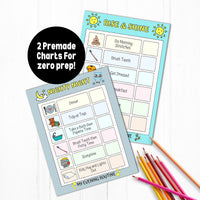 Routine Charts For Kids PDF (ages 2-10)