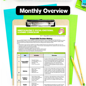 Responsibility Social-Emotional Learning Unit (ages 3 - 8)