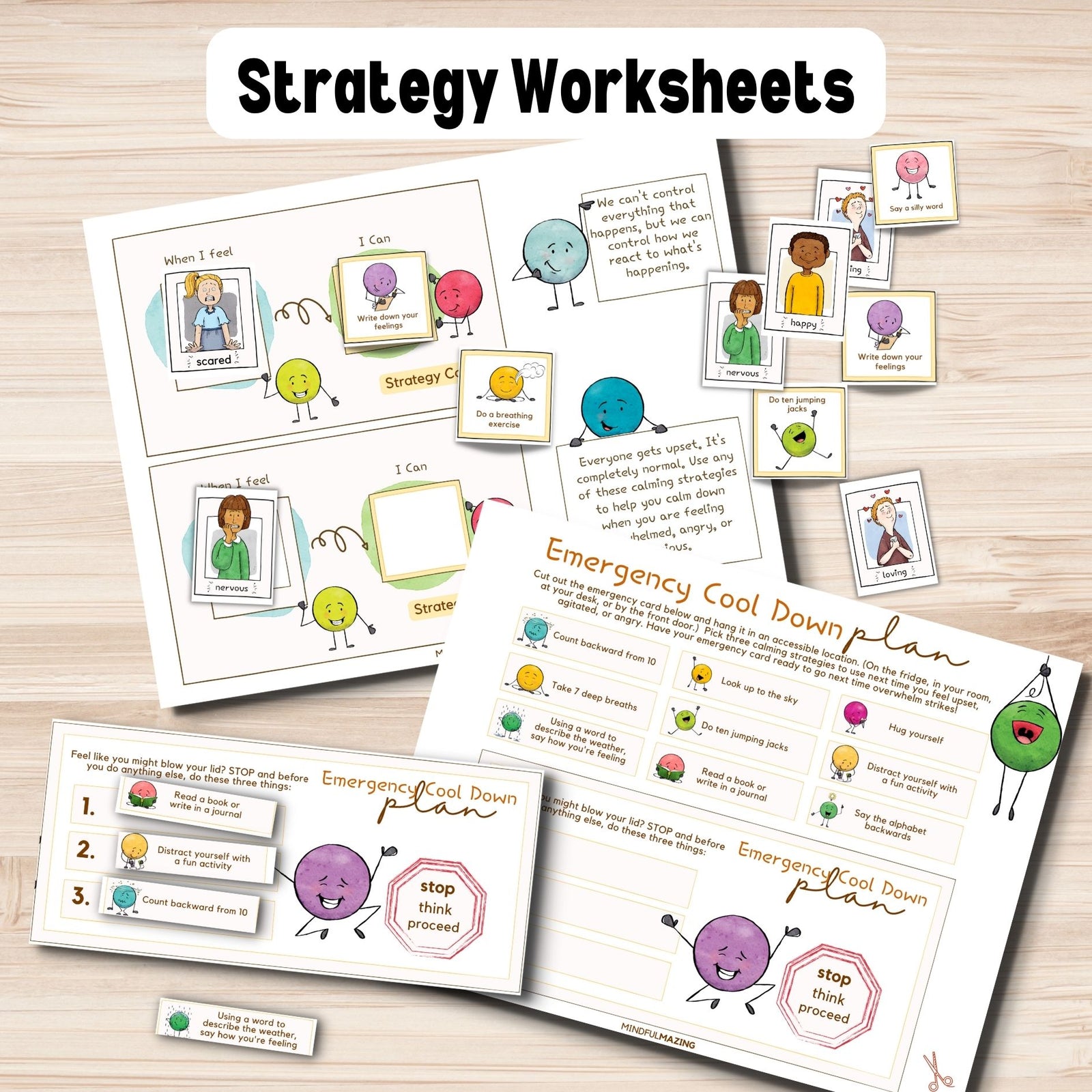 Calm Down Kit Big Bundle PDF (ages 3-10)